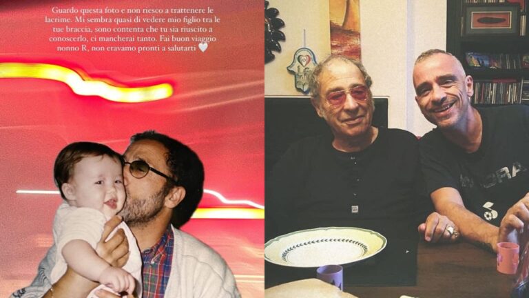 Eros Ramazzotti, morto il padre: struggente addio di Aurora