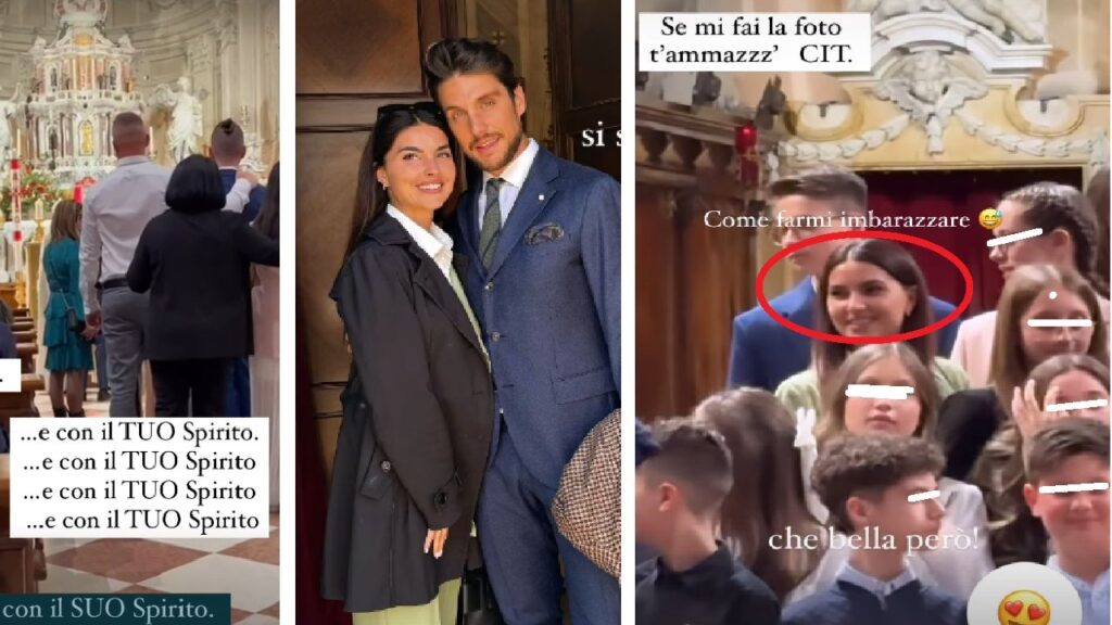 La cresima di Teresa Langella: foto imbarazzante e gaffe col prete